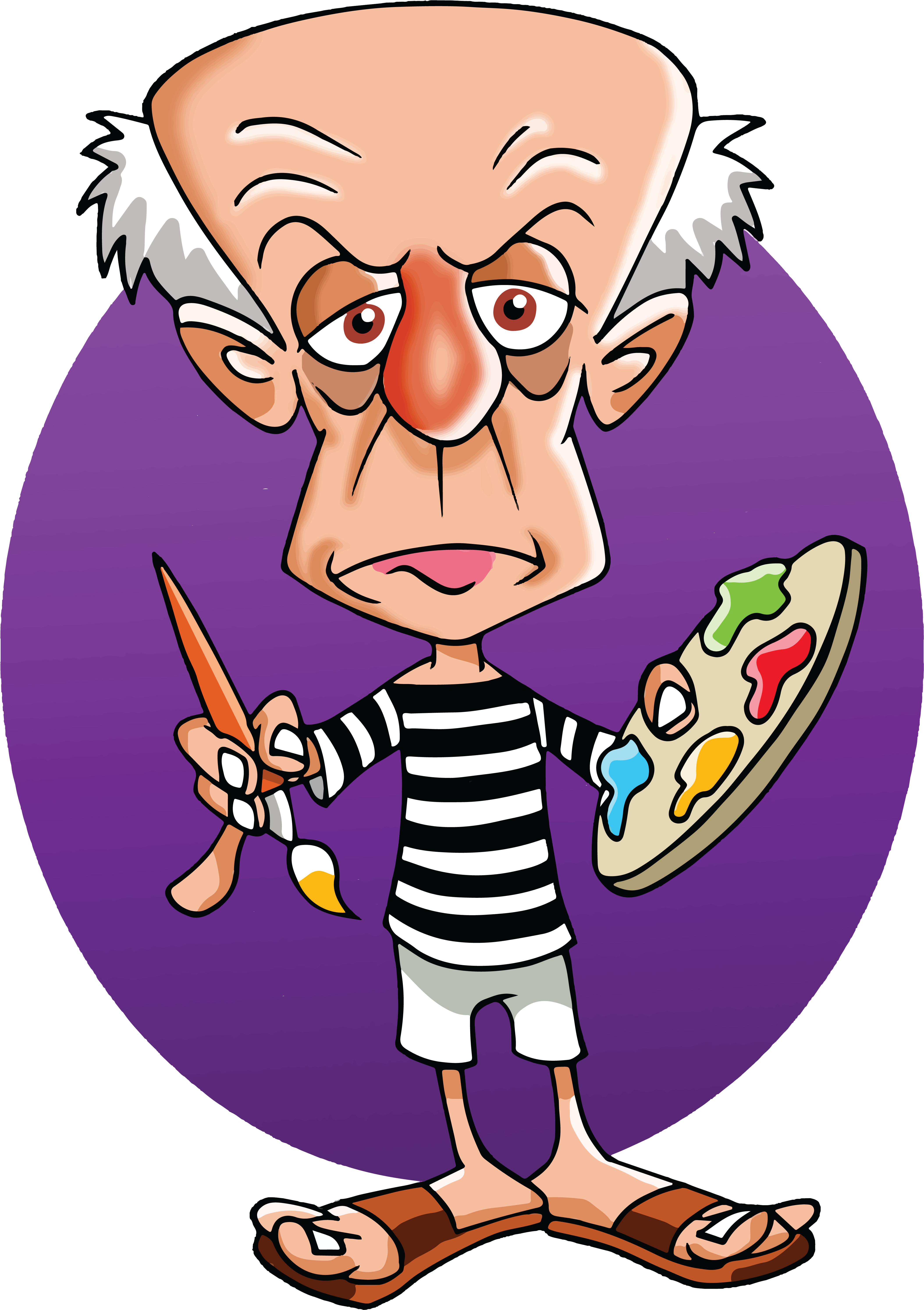 Eps Pablo Picasso Cartoon Caricature - Clip Art Picasso - Png Download ...
