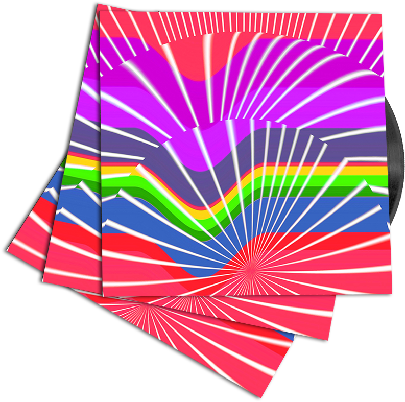 Vintage Triple Vinyl Record Mockup Tri3 - Graphic Design Clipart ...