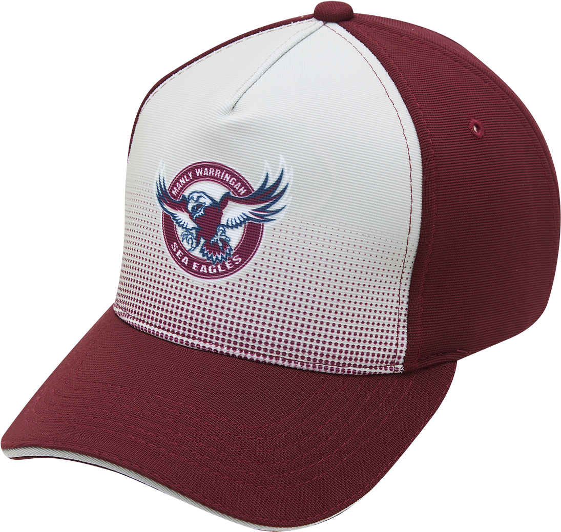 Manly Sea Eagles Nrl Team Coloured Logo Adult Curve - Manly Warringah ...