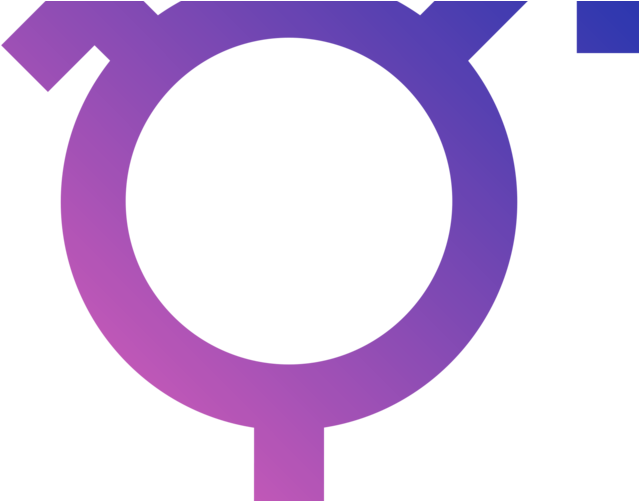 Transgender Male Female Symbol - Circle Clipart - Large Size Png Image ...