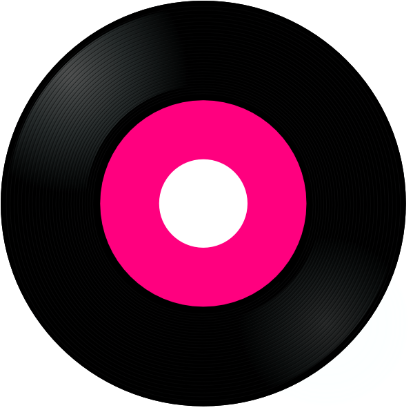 50s Records Clipart - Circle - Png Download - Large Size Png Image - PikPng