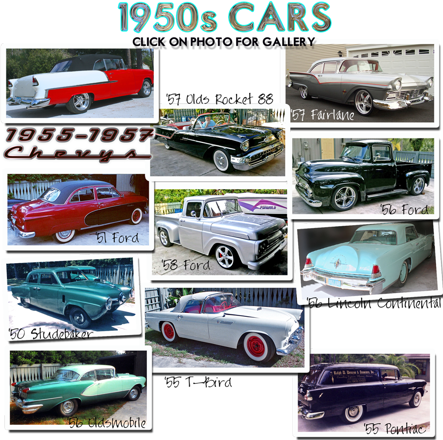 50's Cars - 50s Cars Clipart - Large Size Png Image - PikPng