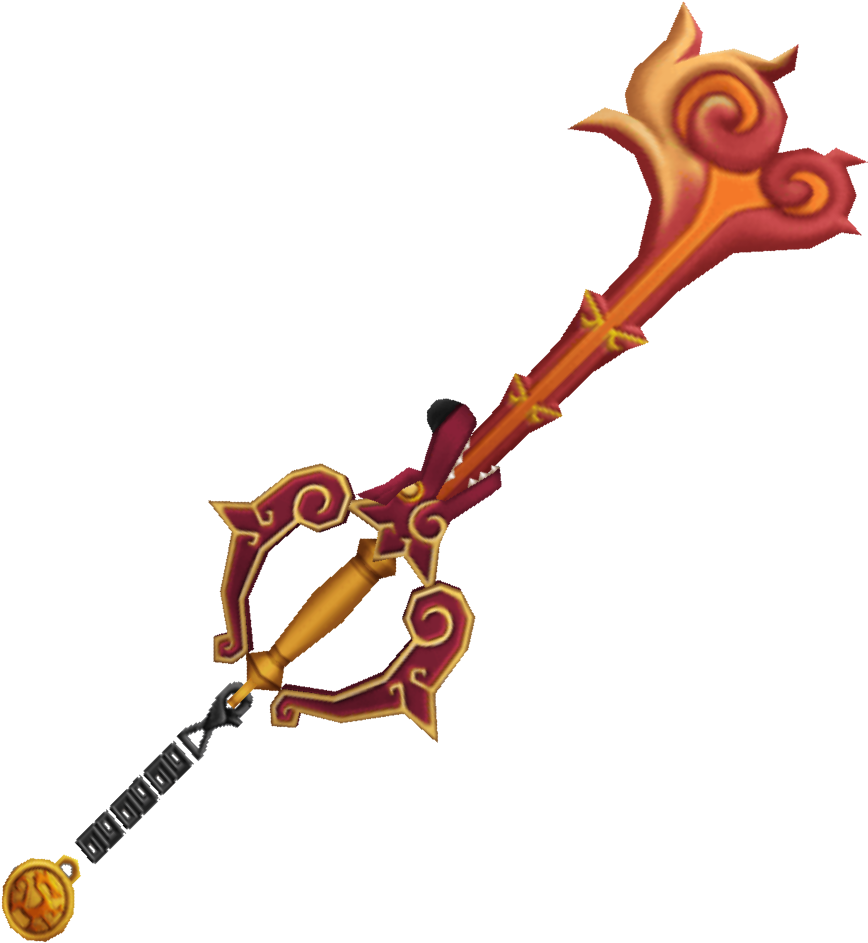 Hidden Dragon - Keyblade Land Of Dragons Clipart - Large Size Png Image ...
