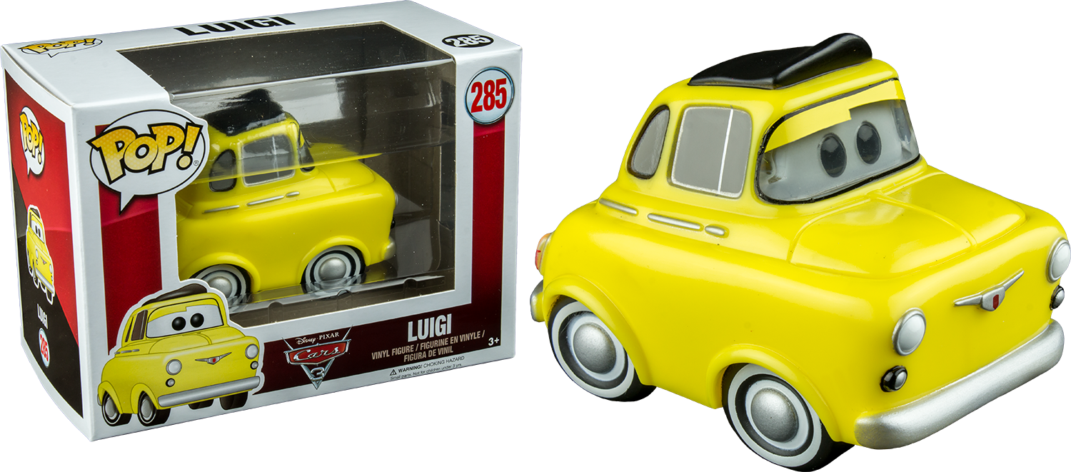 Funko Pop Cars 3 Luigi Clipart - Large Size Png Image - PikPng
