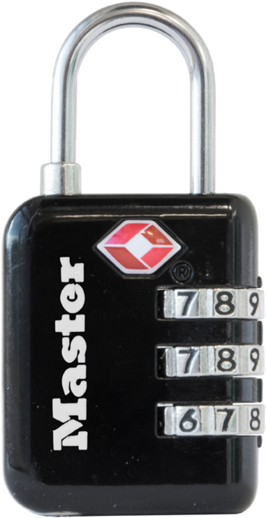 Master Lock 32mm Luggage Combination Padlock - Security Clipart - Large ...