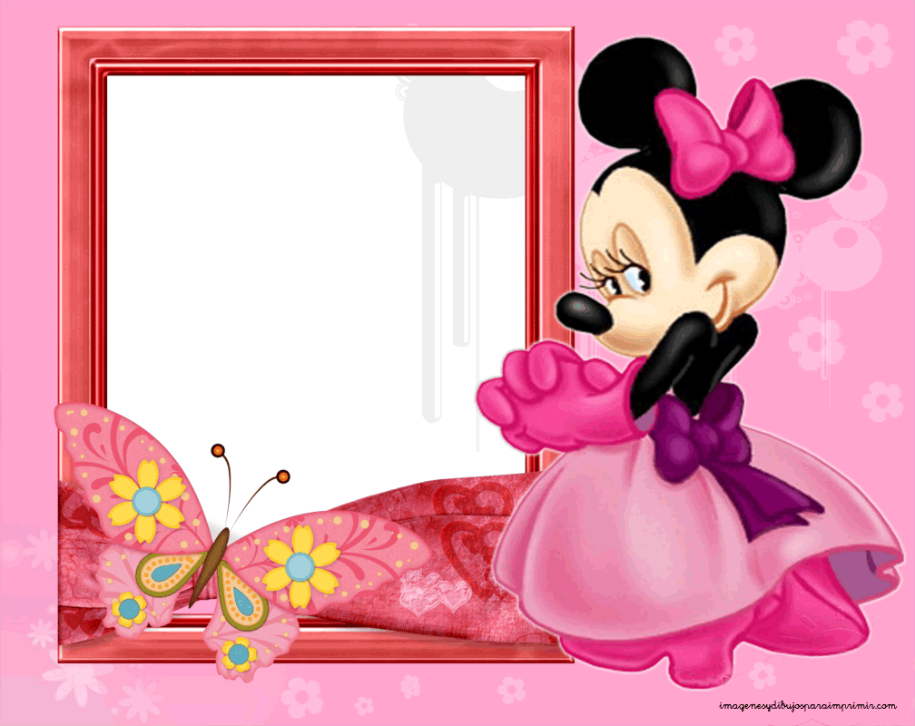 Frame Minnie Png - Minnie Mouse Frames Clipart - Large Size Png Image ...