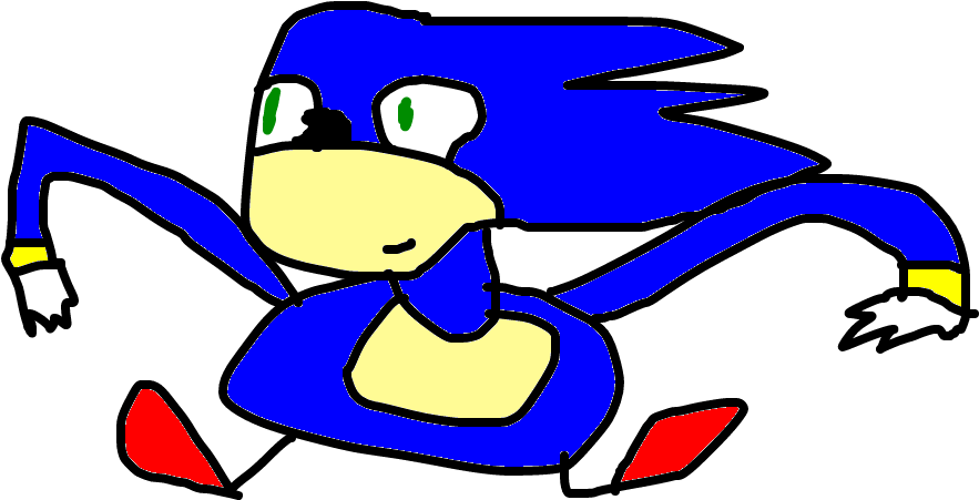 Sanic Clipart - Large Size Png Image - PikPng