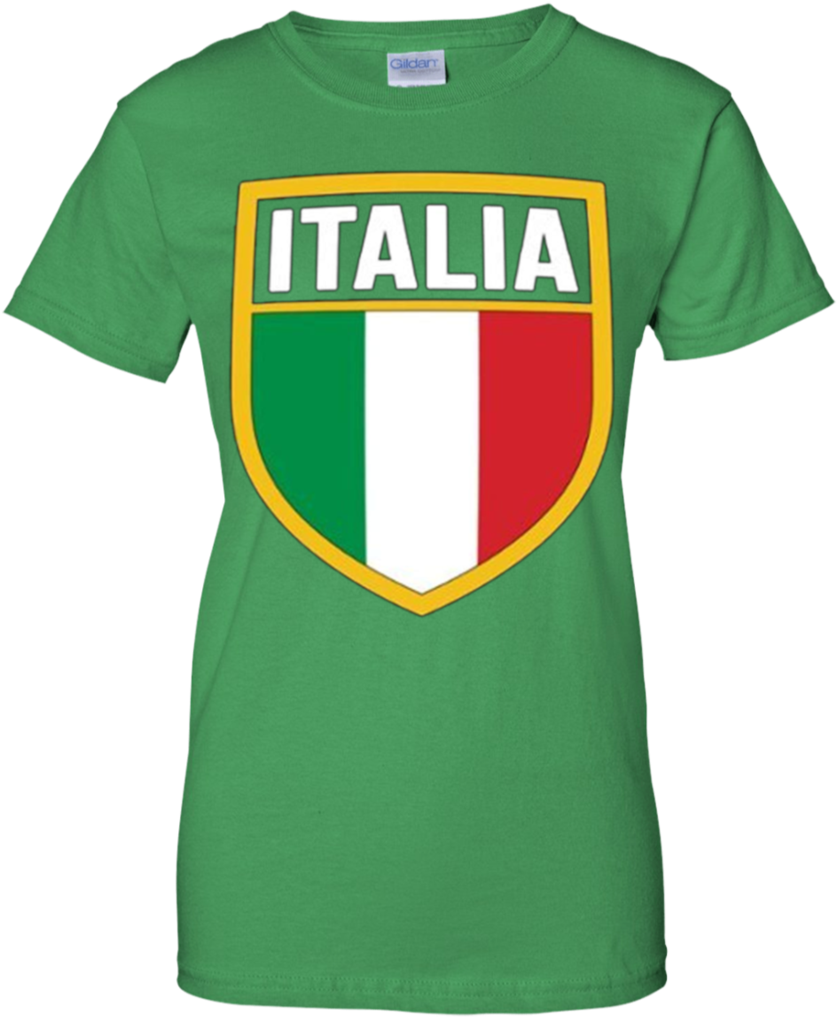 Italia Shield Logo Italy Patch Italian Flag Badge Apparel - T-shirt ...