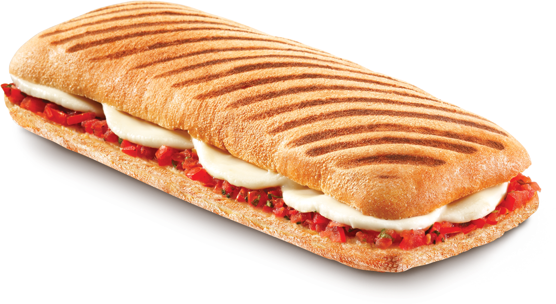 Mozzarella & Tomato - Panini Transparent Clipart - Large Size Png Image ...