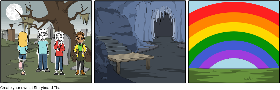 Rainbow Comic Strip - Cartoon Clipart - Large Size Png Image - PikPng