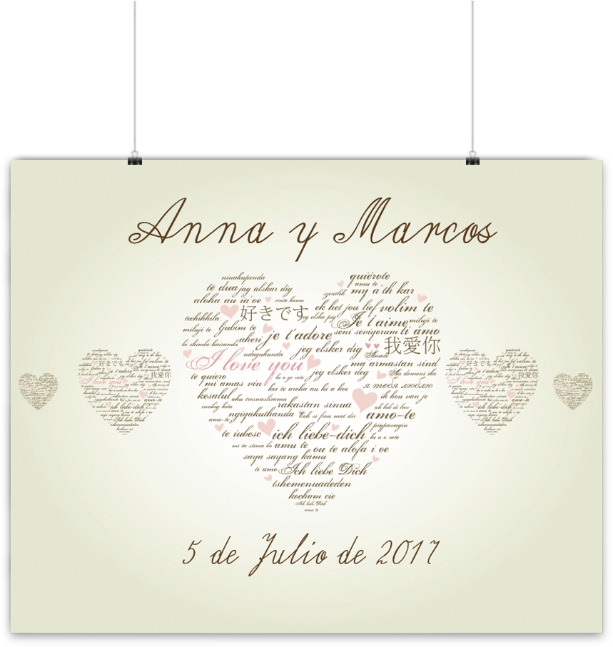 Photocall Corazón Elegante - Calligraphy Clipart - Large Size Png Image ...