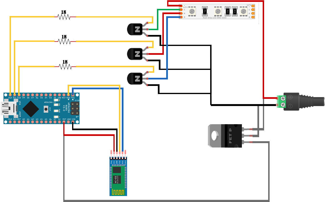 Arduino Code & Android App - Arduino Nano Rgb Clipart - Large Size Png ...