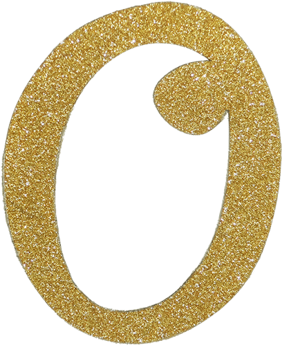 Gold Glitter Letters Png Clipart - Large Size Png Image - PikPng