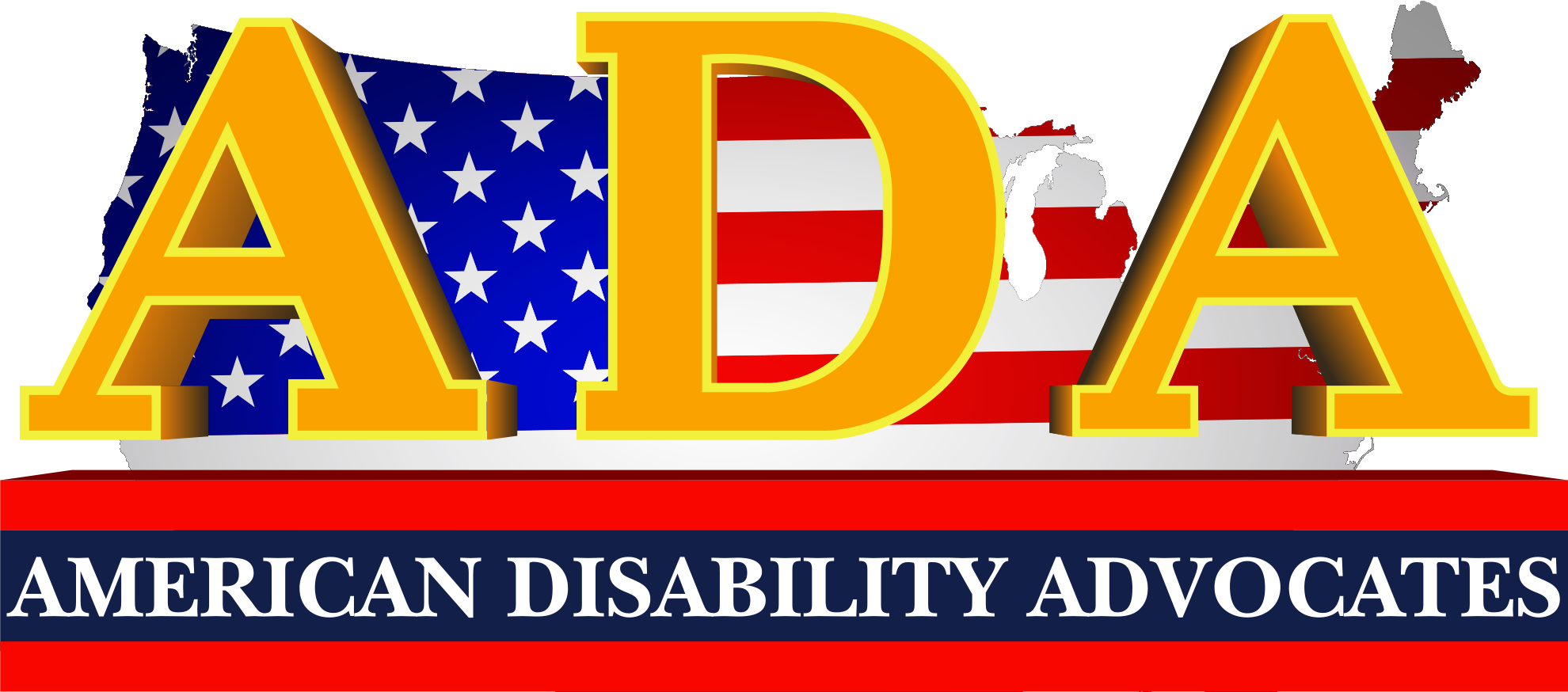 American Disability Advocates, Inc - Flag Clipart - Large Size Png ...