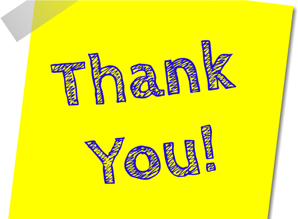 Thank You Note - Graphic Design Clipart - Large Size Png Image - PikPng