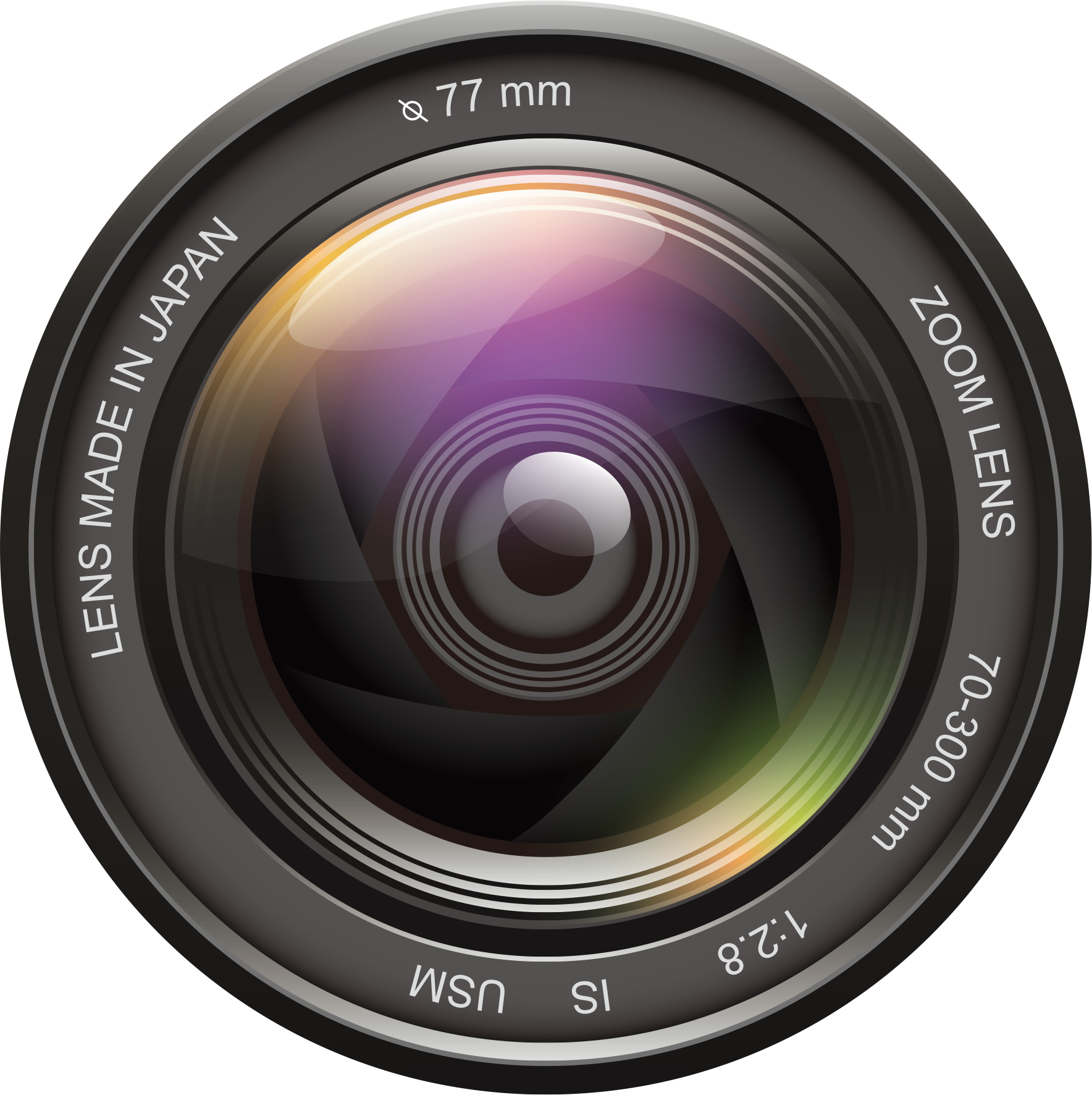 Download Lens Light Perception - Camera Lens Clipart Png Download - PikPng