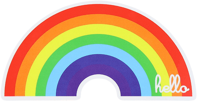 Download Sticker Transparent Rainbow - Circle Clipart Png Download - PikPng