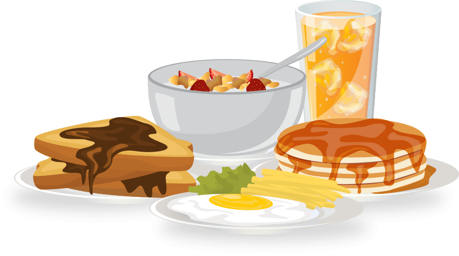 Food Before Exam Clipart - Large Size Png Image - PikPng