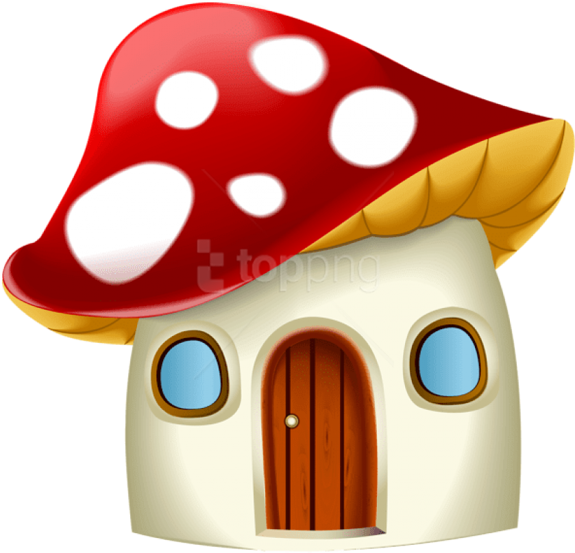 Download House Cartoon Photo - Smurf House Png Clipart - Large Size Png ...