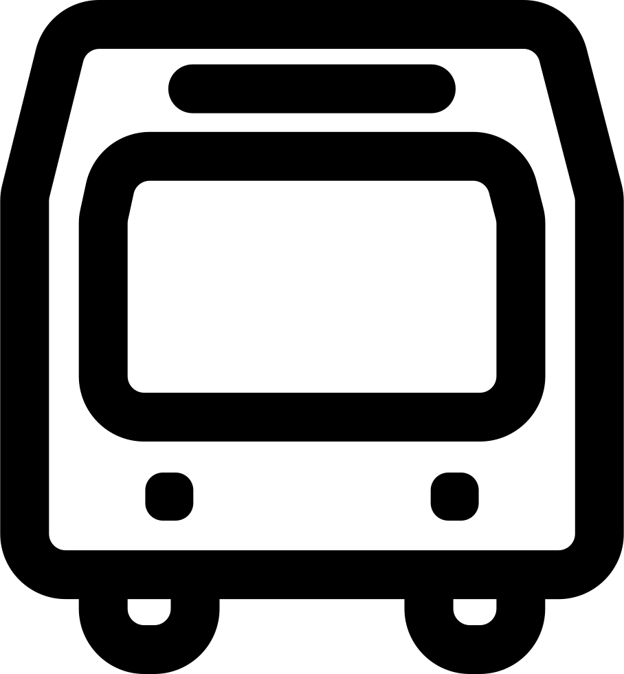 Bus Front Png - Metro Outline Clipart - Large Size Png Image - PikPng