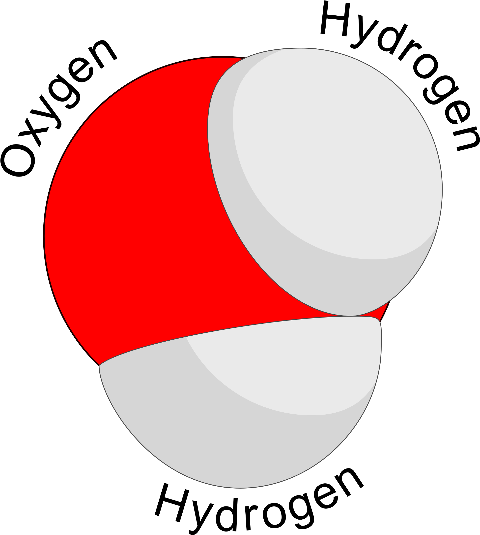 Water Molecule - Water Molecule Thick Clipart - Large Size Png Image ...