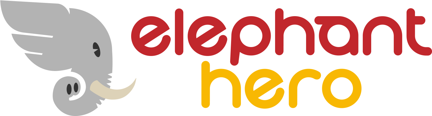 Elephant Hero Logo - Graphic Design Clipart - Large Size Png Image - PikPng