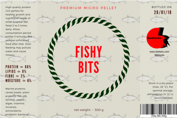 Fishy Bits Premium Micro Pellet @ 1kg - Instagram Clipart - Large Size ...