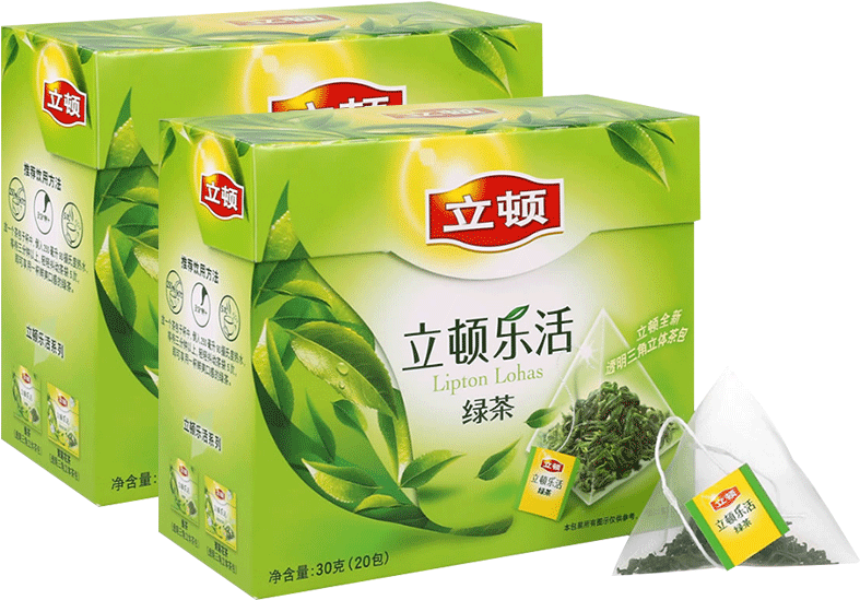 Lipton Lipton Green Tea Transparent Triangle Tea Bag - Green Tea Packet ...