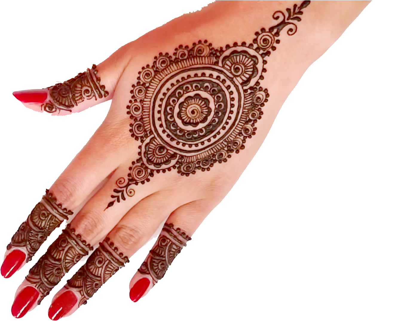 Mehndi Design Clipart Png Arabic Mehndi Design Front Hand Henna Png