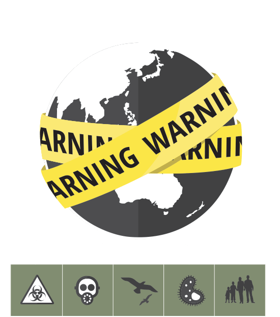 One Big Global Health Threat - Global Health Threats Clipart - Large ...