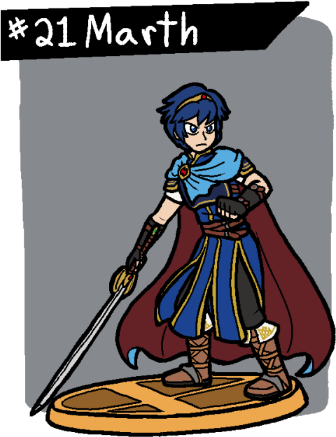 I Don't Know Marth - Cartoon Clipart - Large Size Png Image - PikPng
