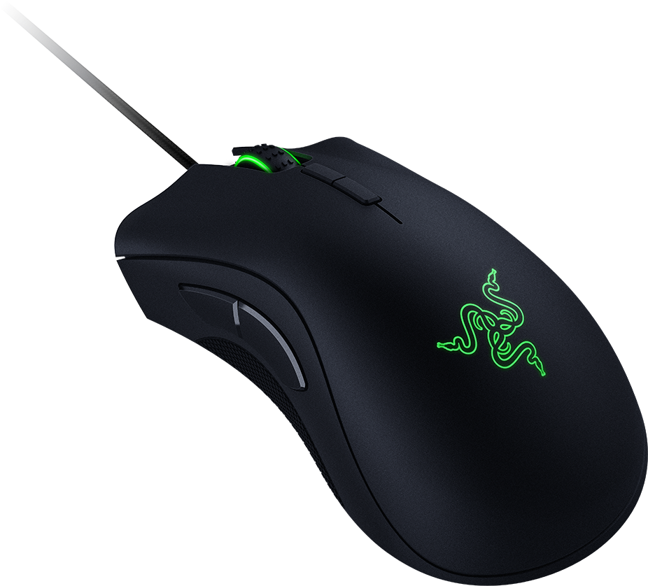 Razer Deathadder Elite Ergonomic Gaming Mouse Clipart - Large Size Png ...