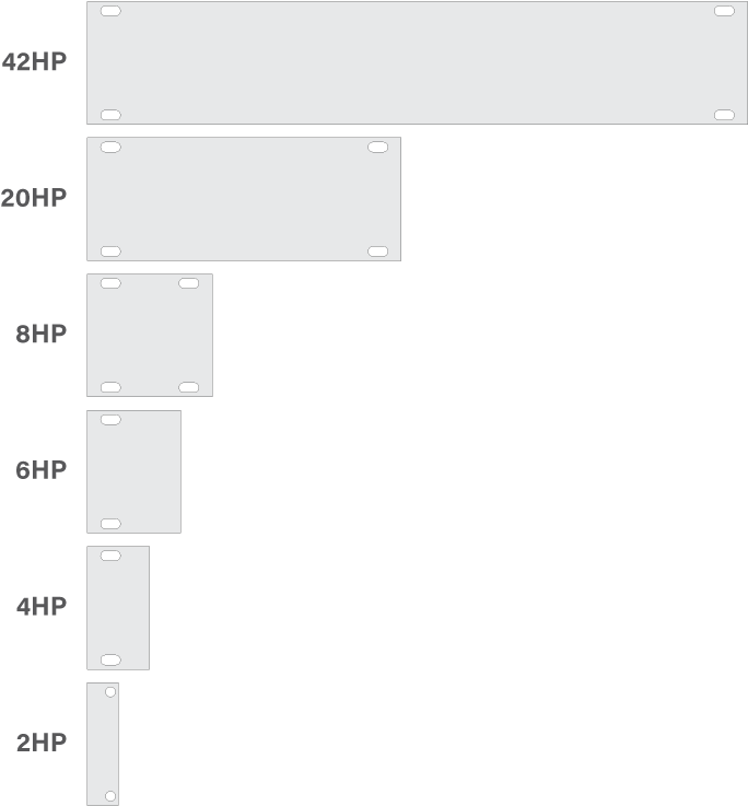 Product Tags - Eurorack Blank Panel Clipart - Large Size Png Image - PikPng