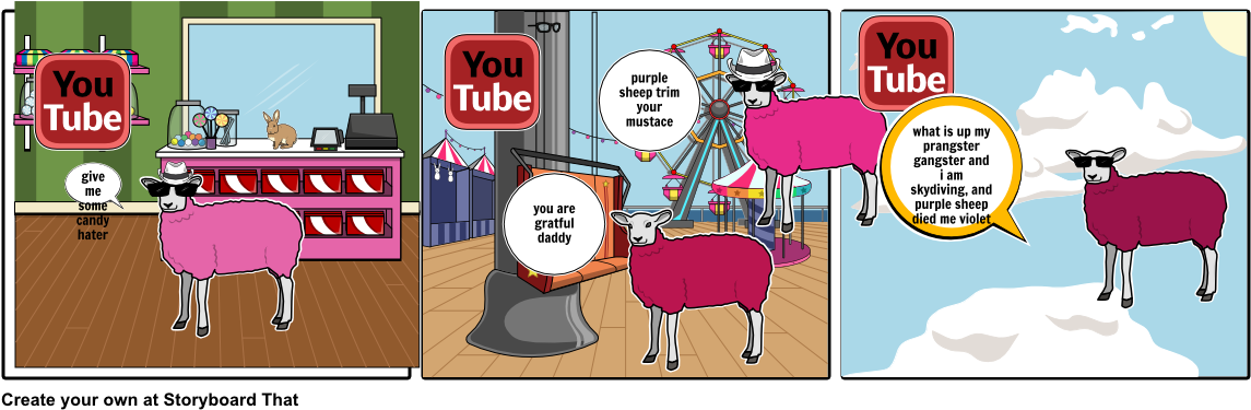 Pink Sheep - Cartoon Clipart - Large Size Png Image - PikPng