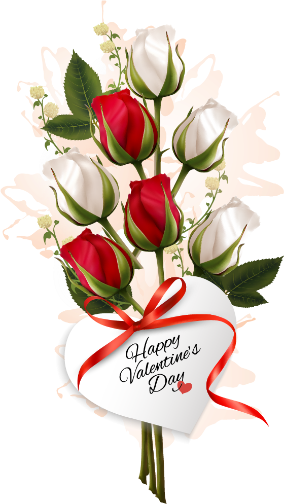 漫情人节礼物玫瑰花- White Rose Valentine Clipart , Png - Valentines Day Roses Clipart Transparent Png ...