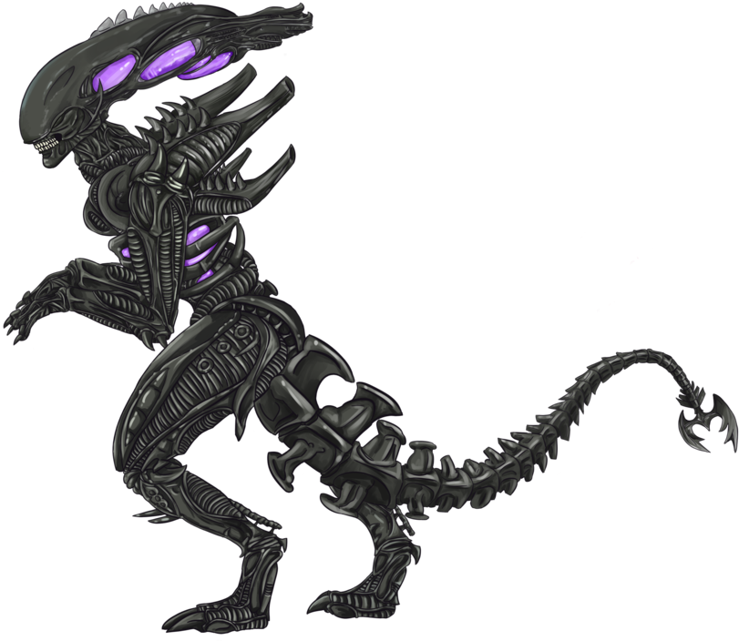 Spitter By Gearsglorified - Xenomorph Spitter Transparent Clipart ...