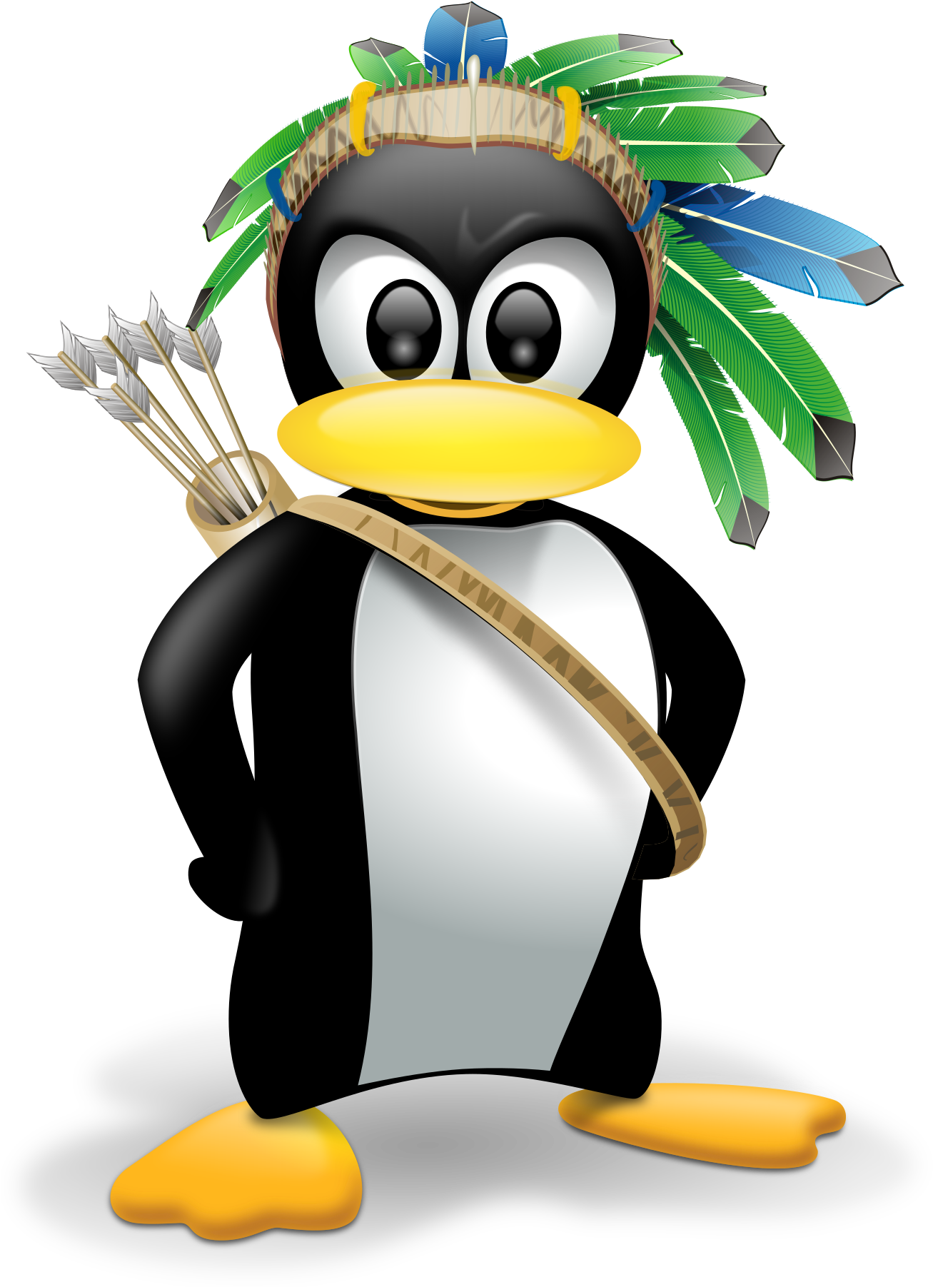 This Free Icons Png Design Of Tux Kurimin Penguin - Tux Ubuntu Clipart ...