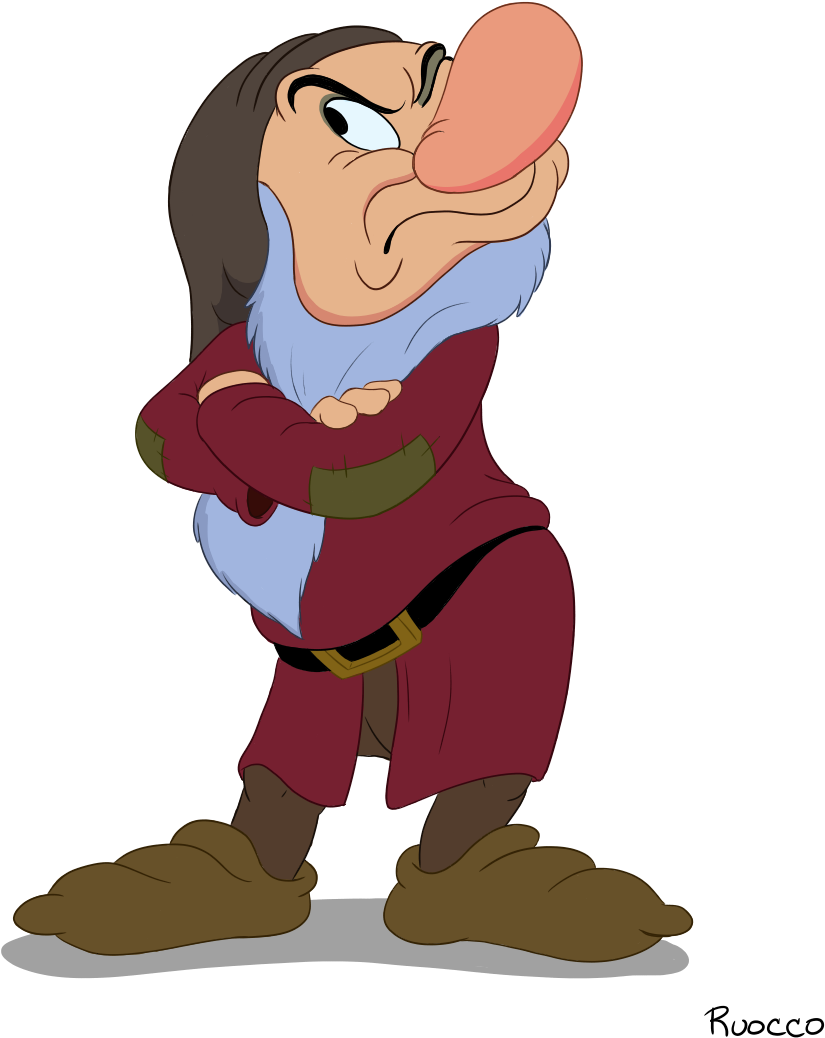 In Snow White - Snow White Disney Grumpy Clipart - Large Size Png Image ...