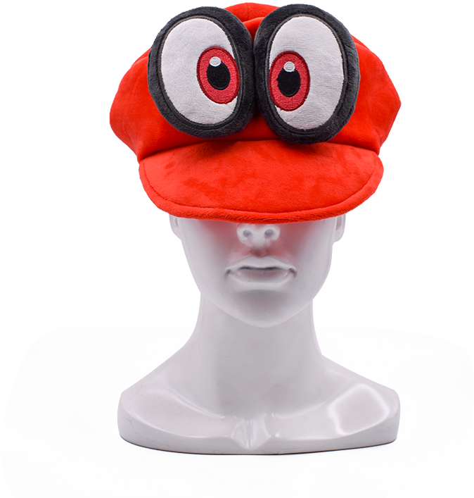 Anime Super Mario Cosplay Big Eye Odyssey Cappy Red - Stuffed Toy ...