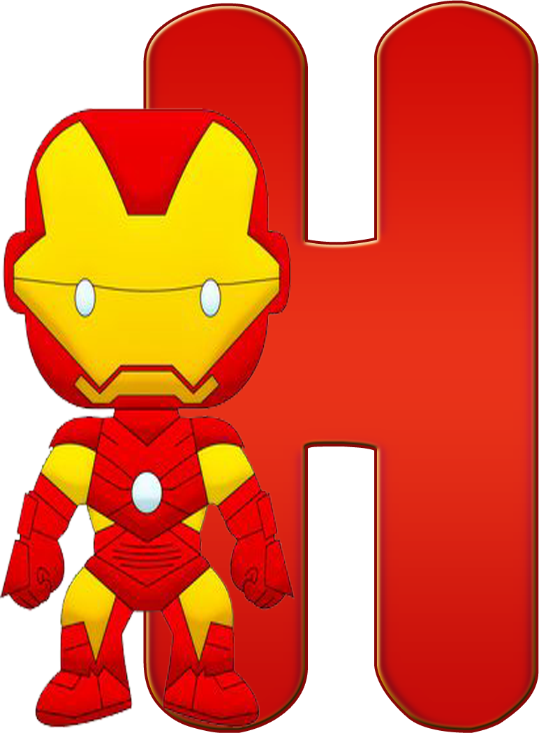 Lisa Simpson, Iron Man, Superhero, - Ver La Letra Del Abecedario En ...