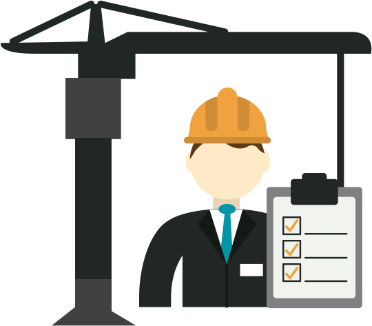 Site Inspections - Civil And Structural Engineer Cartoon Clipart ...