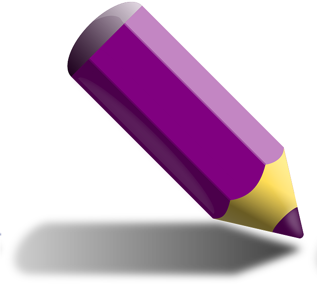 Violet Crayon Clipart - Png Download - Large Size Png Image - PikPng