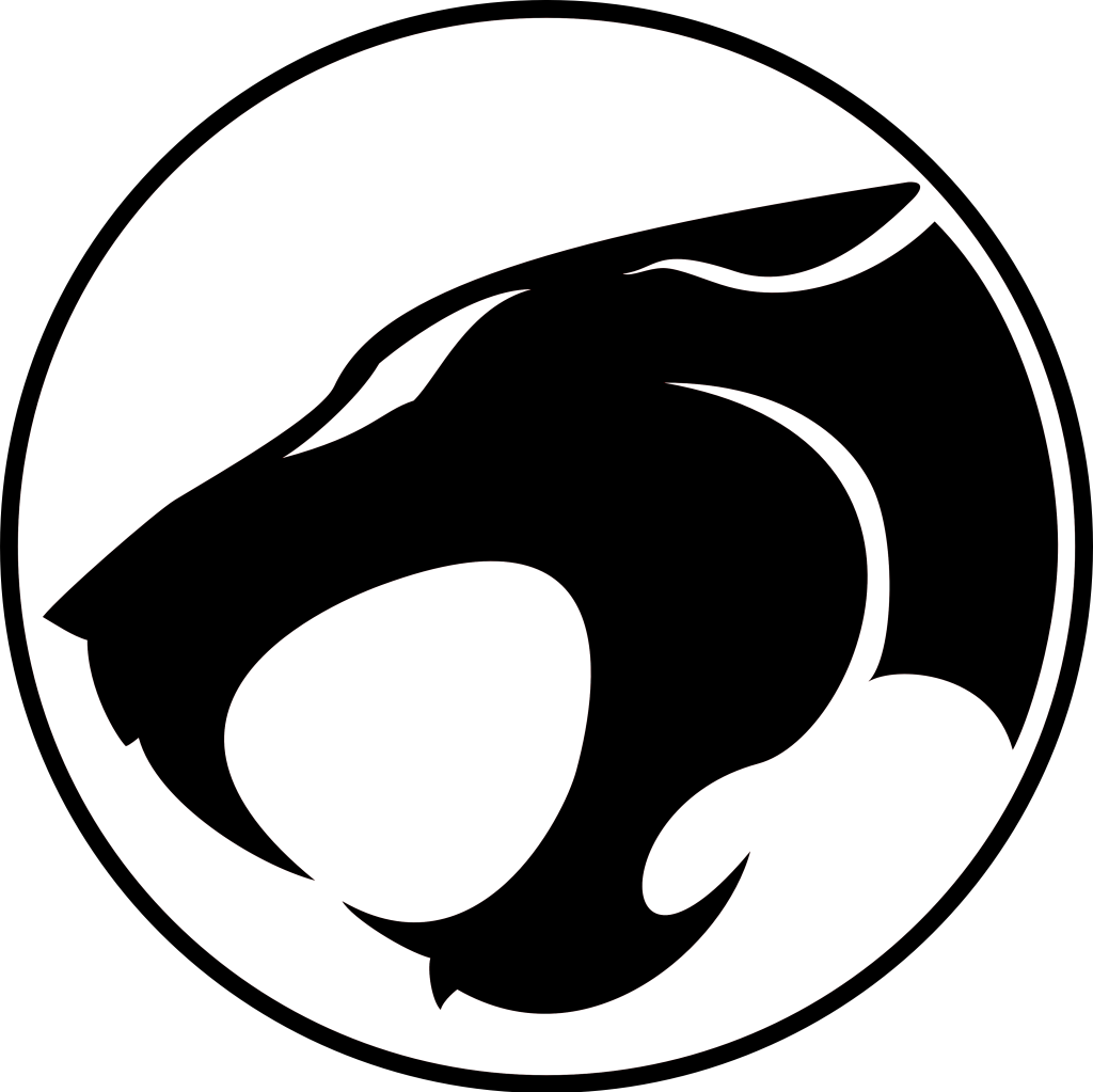 Thundercats Hd Blanco Y Negro - Thundercat Logo Clipart - Large Size ...