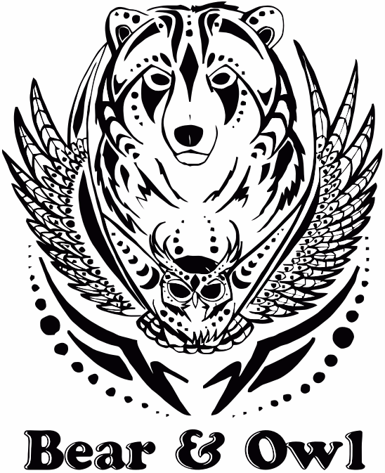 Bando Vectorized Copy Vectorized1 - Owl And Bear Clipart - Large Size ...