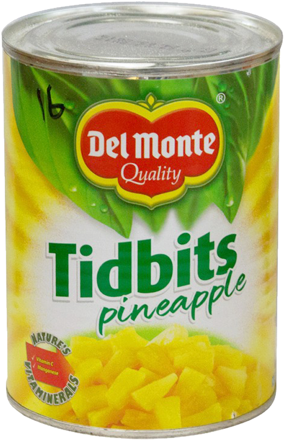 Delmonte Tidbits Pineapple 560 Gm - Del Monte Pineapple Tidbits Clipart ...