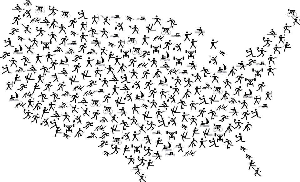 Sports Athletics Athletes Exercise Fitness - Stan Rodski Coloring Books ...