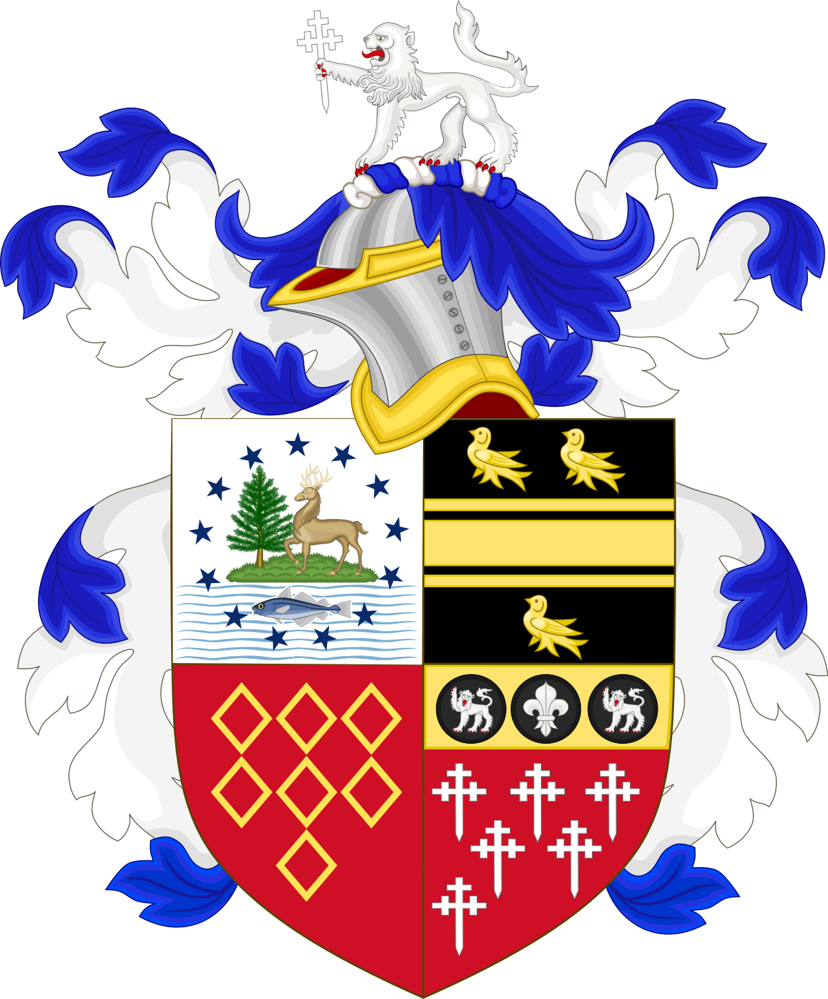 John Adams Morgan Family Crest Clipart - Large Size Png Image - PikPng