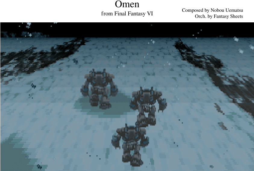 Final Fantasy Vi - Final Fantasy 6 Opening Clipart - Large Size Png ...