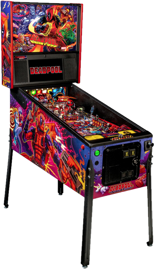 Stern Pinball - Deadpool Pinball Clipart - Large Size Png Image - PikPng
