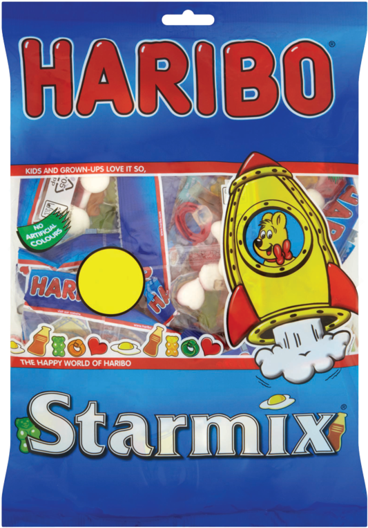 Haribo Starmix 350g - Haribo Starmix Clipart - Large Size Png Image ...